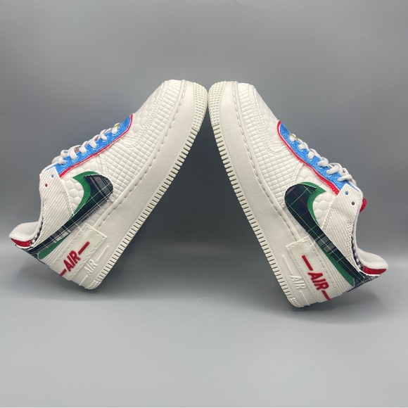Nike | Shoes | Womens Shoes Nike Rare Air Force Shadow White Red Blue ...